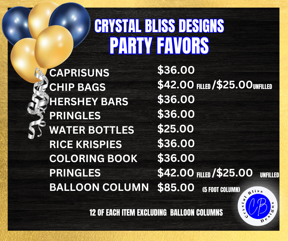 Party Favors – Crystalblissdesigns